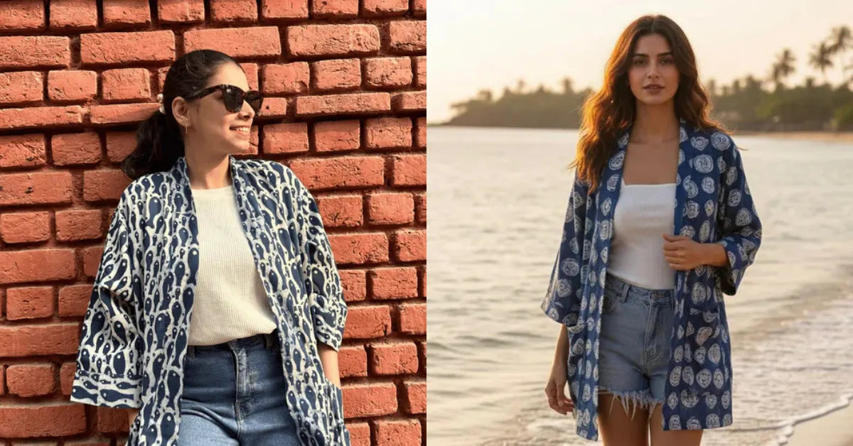 Kimono Shrug Styling Guide: How To Wear It With Everyday Outfits – INDIKHOJ